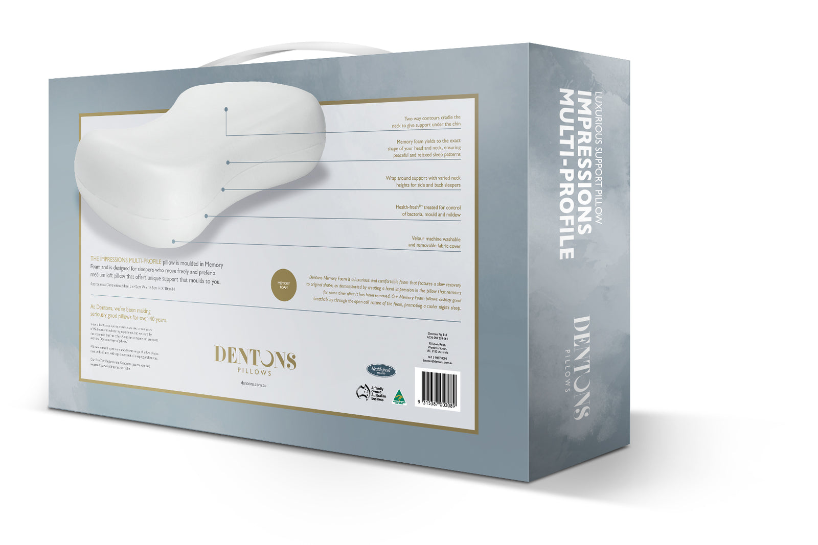 Premium Quality Pillows - Australian Made | Dentons Pillows